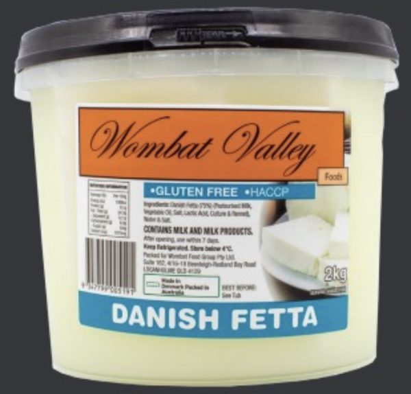 Danish Fetta GF Wombat Valley 2kg – North QldSeafoods