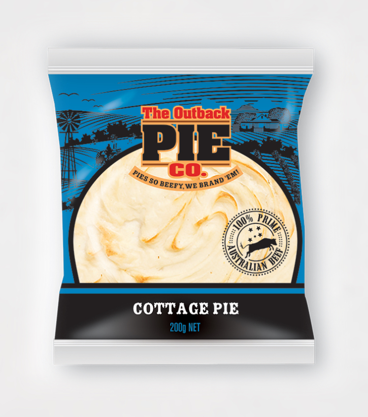 Outback Pie – Cottage 12x220g – North QldSeafoods